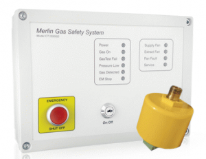 Merlin 2000GD Gas Pressure Proving Panel, Extraction Canopy