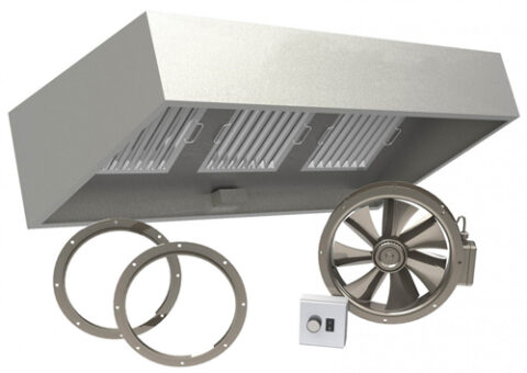 External Hood Kitchen Ventilation, Extraction Canopy